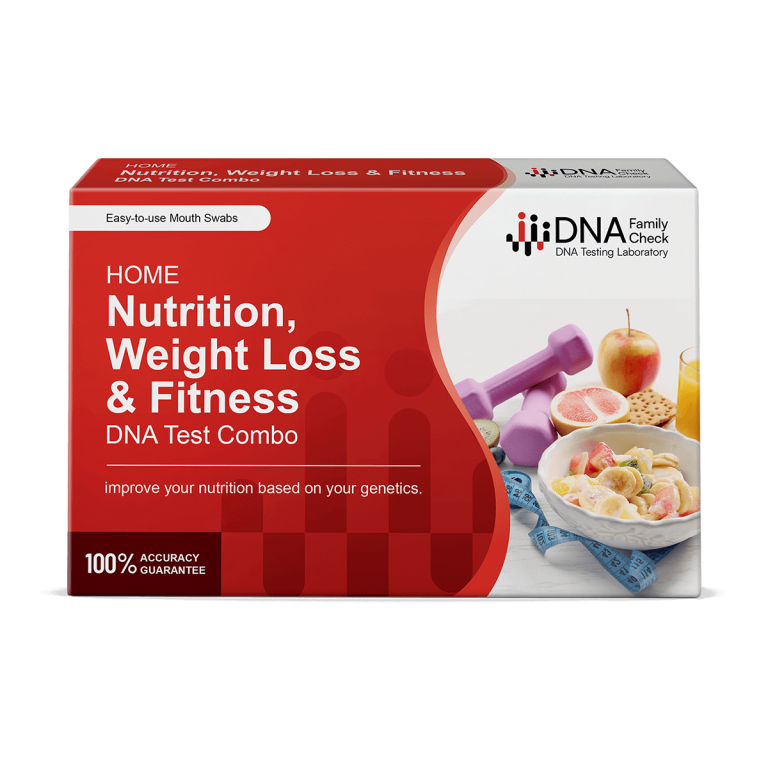 Nutrition, Weight Loss And Fitness DNA Test Combo - DNA Family Check